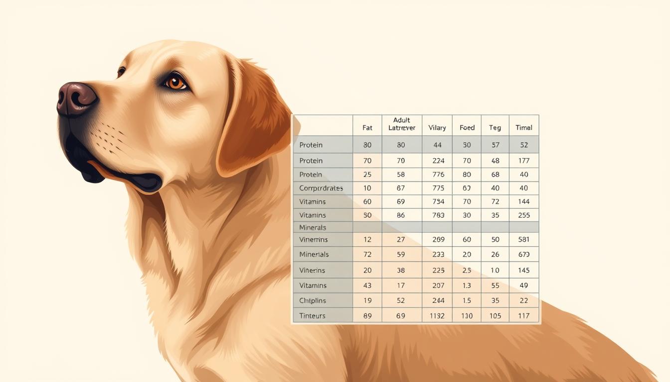 Lab Dog Food Chart: Key Nutrients & Feeding Guide for Optimal Health ...